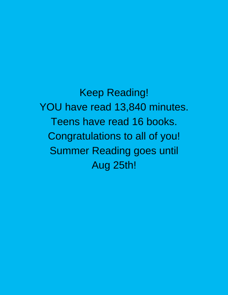 Keep Reading | Theresa Public Library