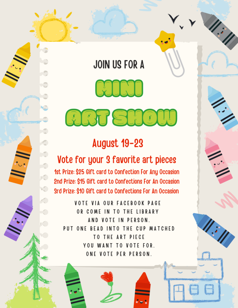 Mini Art Show | Theresa Public Library